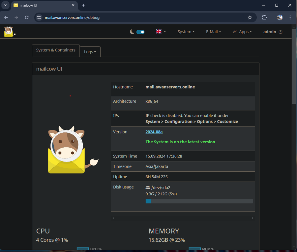 Cara Membuat Email Server Sendiri dengan Mailcow | AwanServers