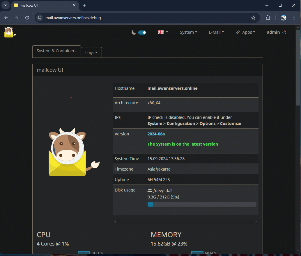 Cara Membuat Email Server Sendiri dengan Mailcow | AwanServers