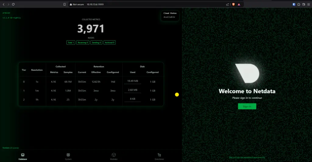 Cara Monitoring Armbian 24.10 STB HG680P dengan Netdata | AwanServers