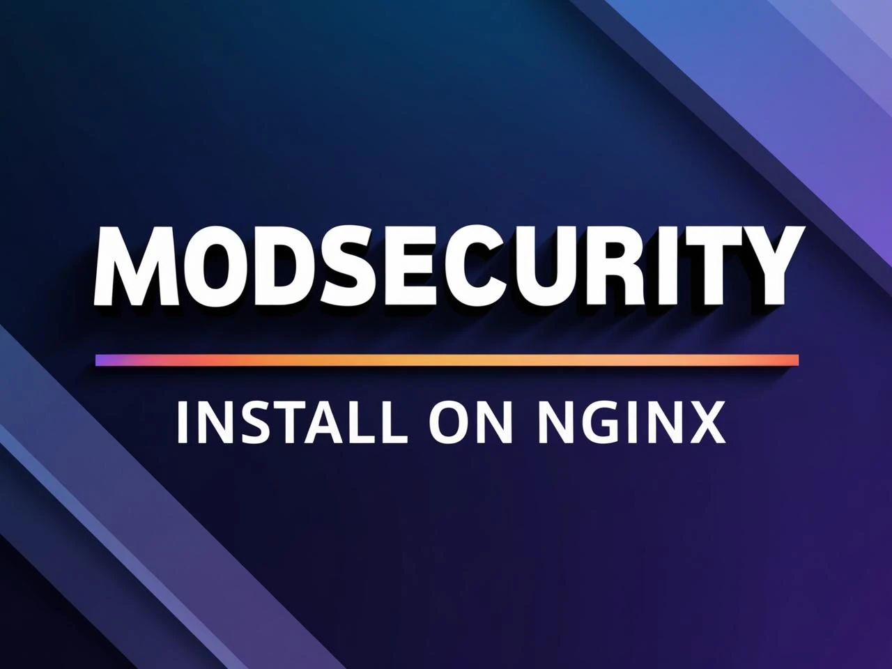 Cara Install Modsecurity Di Nginx Owasp Crs Di Ubuntu Server